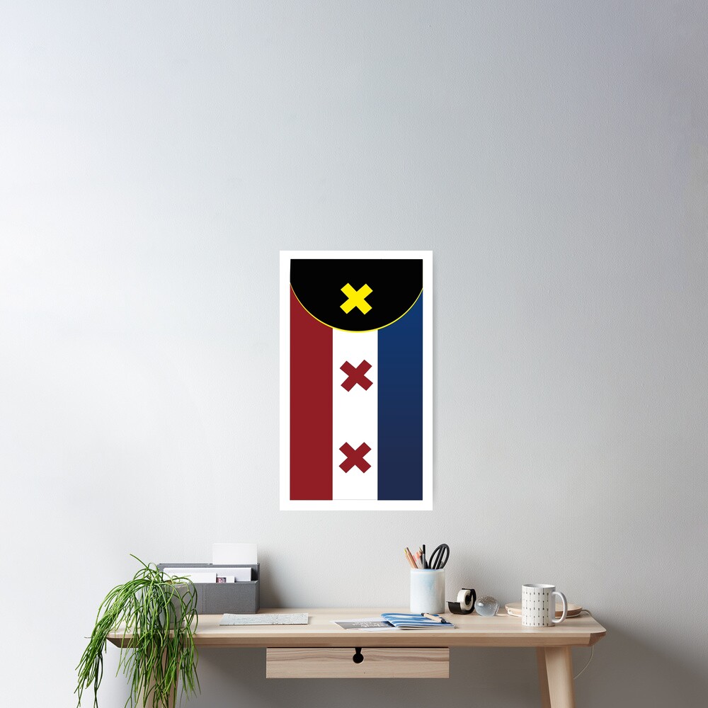 "DReam SMP L'manburg Flag,Vertical FLag MInecraft" Poster for Sale by ...