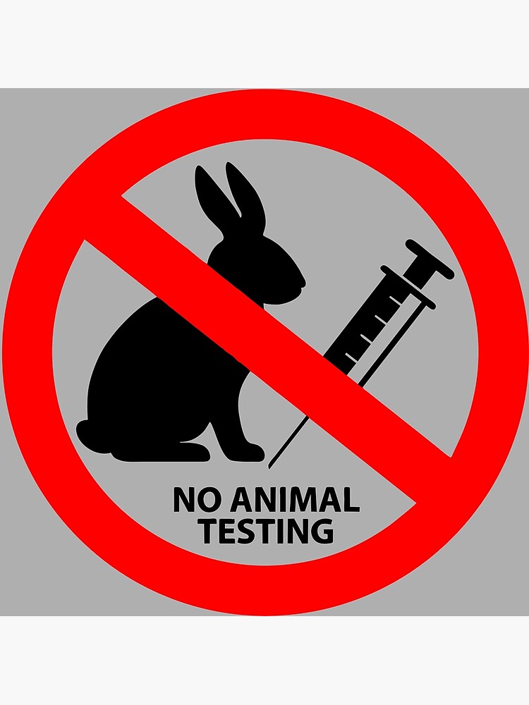 "stop animal testing" Poster for Sale by jazzytor | Redbubble
