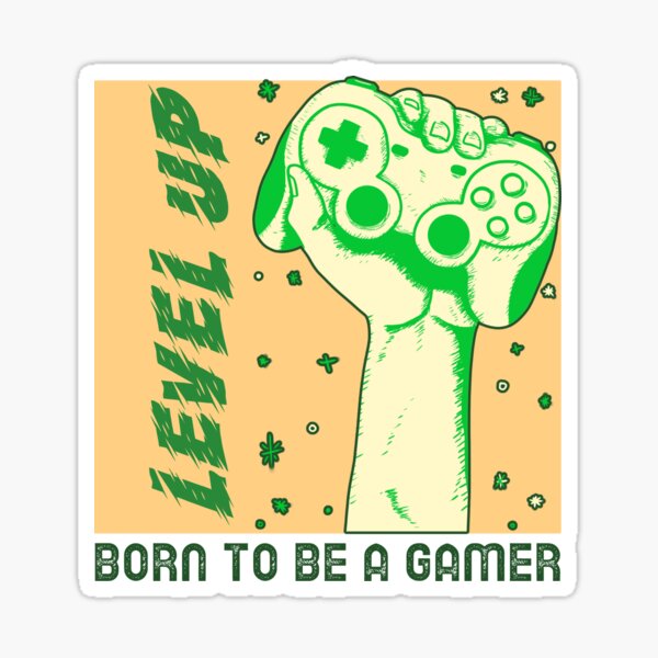 "Gaming is Life" Sticker for Sale by Imakeyouhappy | Redbubble