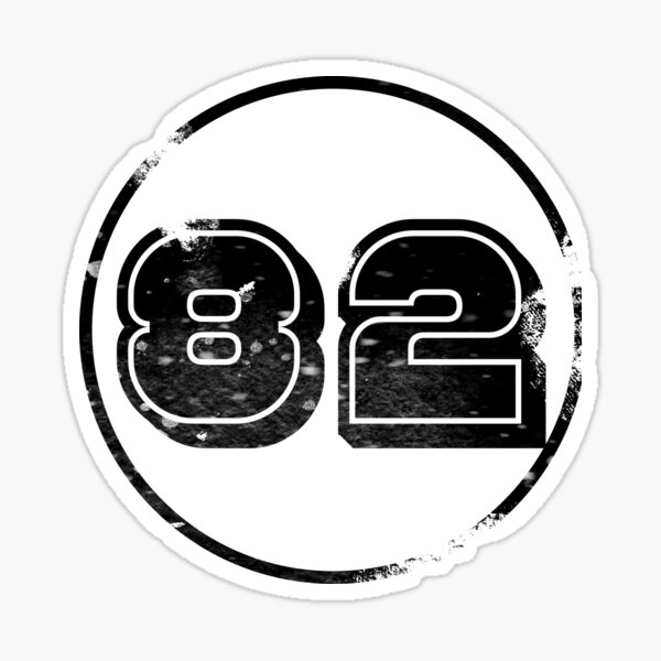 "Vintage Classic Retro 82 Racing Number" Sticker for Sale by ...