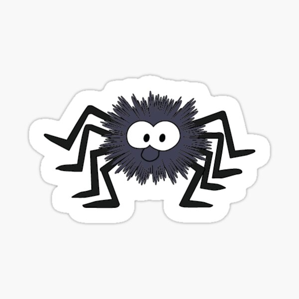 "Spider sticker" Sticker for Sale by animafan | Redbubble