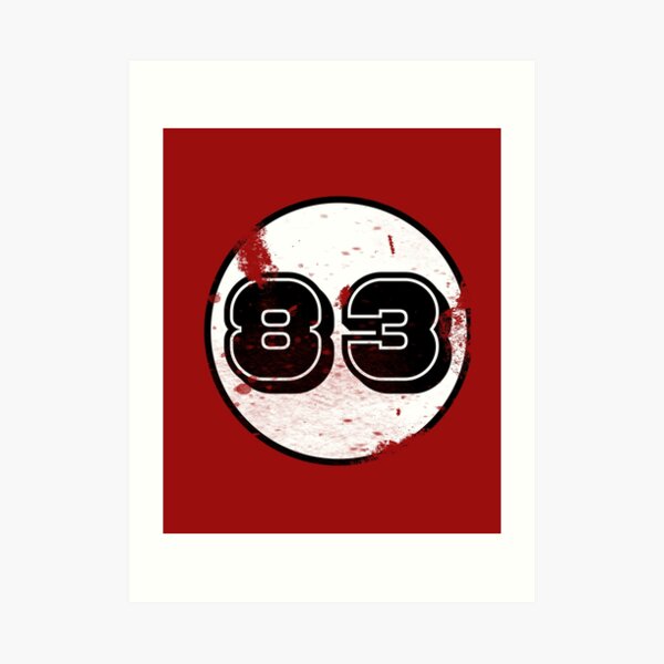 "Vintage Classic Retro 83 Racing Number" Art Print for Sale by ...