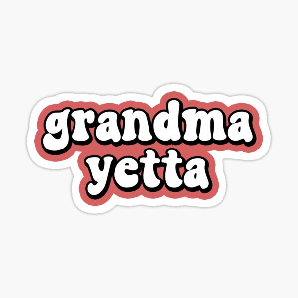 "Grandma Yetta The Nanny" Sticker for Sale by allysmar | Redbubble