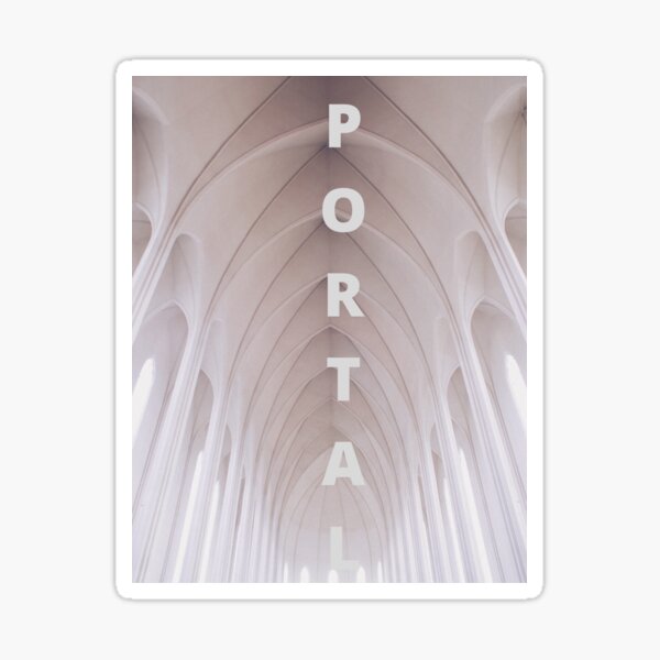"Portal" Sticker for Sale by 4KrazyArtLife | Redbubble