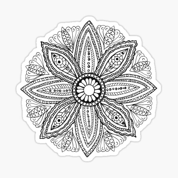"Flower" Sticker for Sale by uselessorder | Redbubble