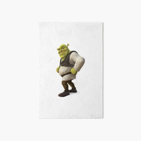 "shrek posing" Art Board Print by georgiavsx | Redbubble