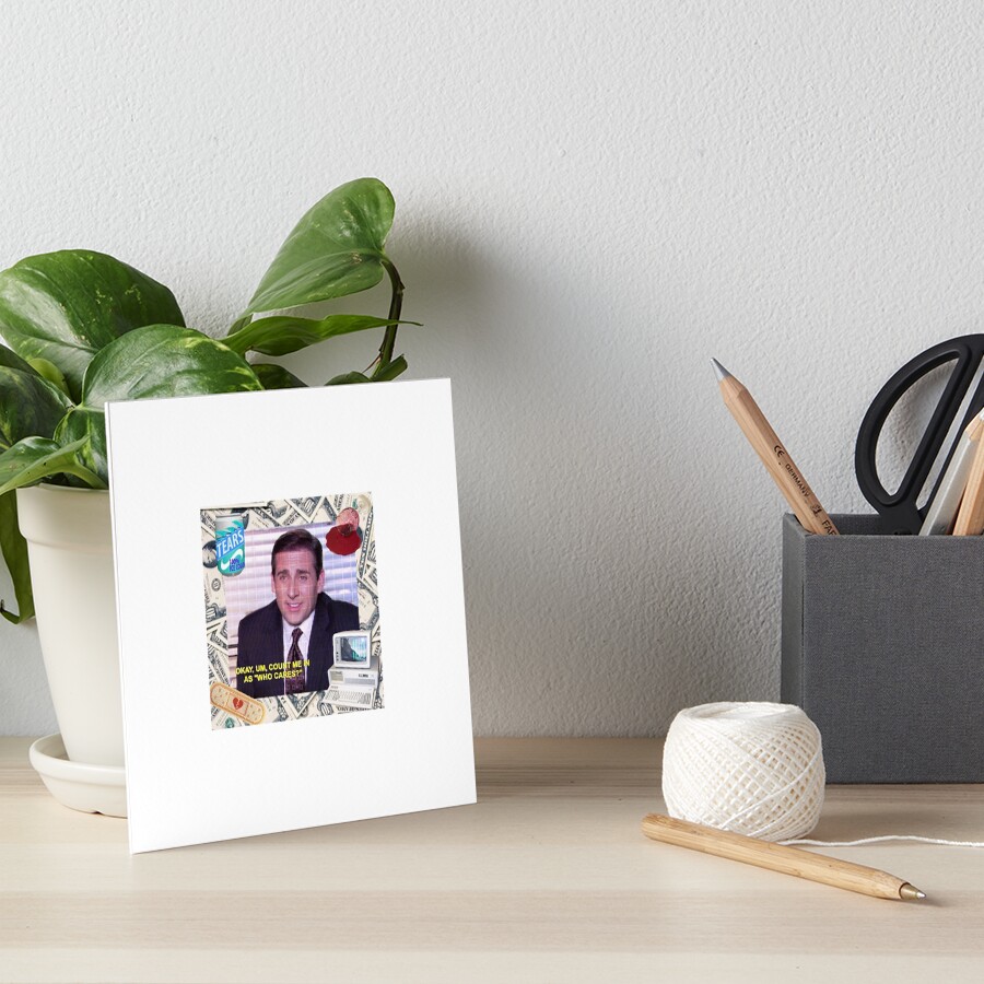 "Michael Scott Is A Mood" Art Board Print for Sale by DestroyMeDaddy ...
