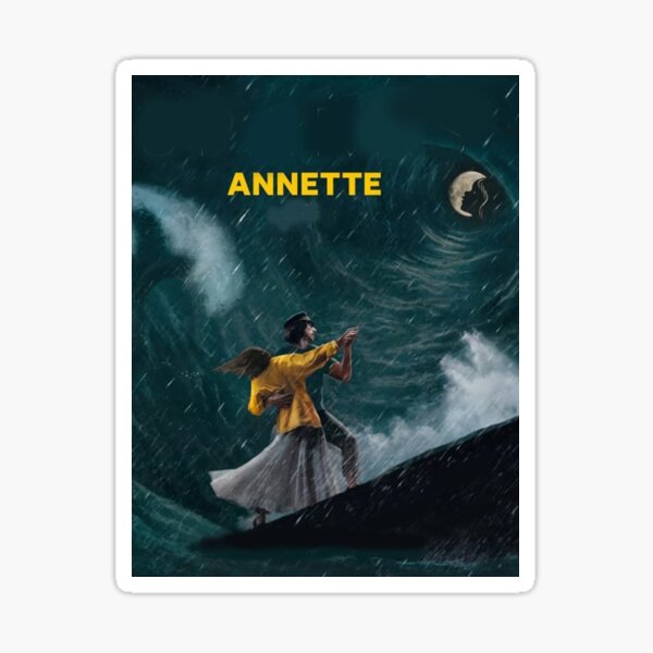 "Annette Poster Movie" Sticker by jasonmomoa815 | Redbubble