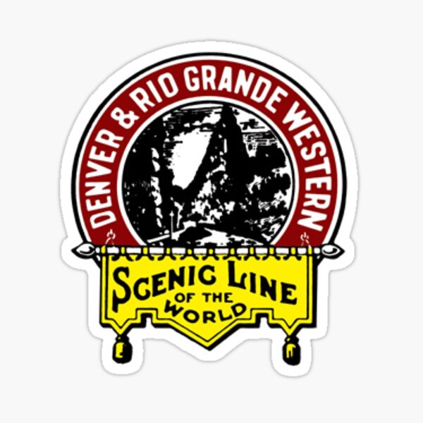 "Denver and Rio Grande Western Rail Road " Sticker for Sale by ...