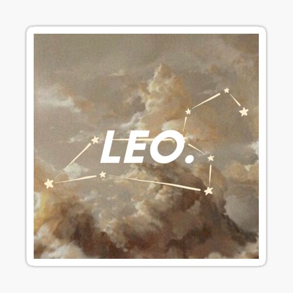"Leo Zodiac Sign" Sticker by acartsandco | Redbubble