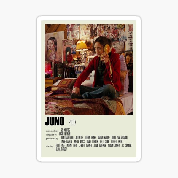 "Juno Alternative Poster Art Movie" Sticker for Sale by robertlutzk ...