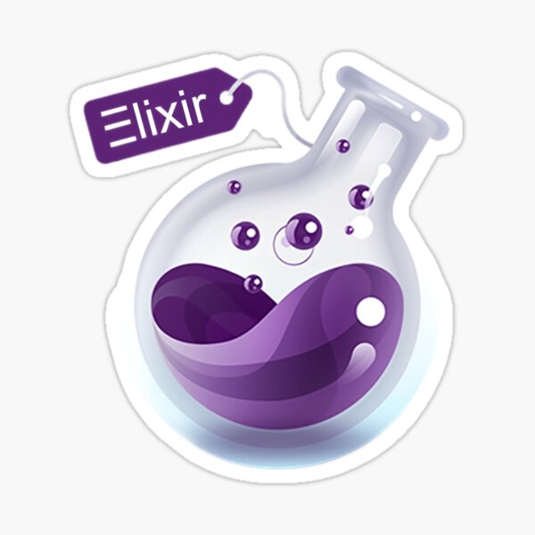 "Elixir - Your new brand" Sticker for Sale by Ranomized | Redbubble