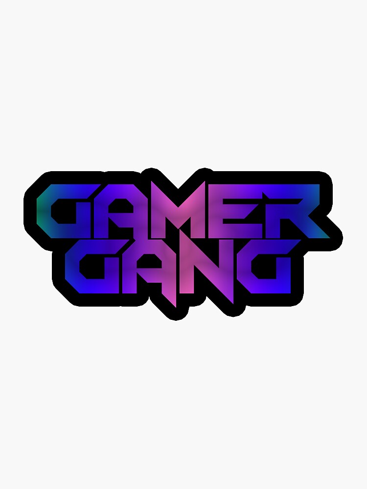 Pegatina «Logotipo de Gamer Gang» de GamerGangGear | Redbubble