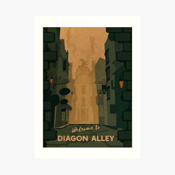 "Welcome To Diagon Alley" Art Print for Sale by FrankSchulz | Redbubble