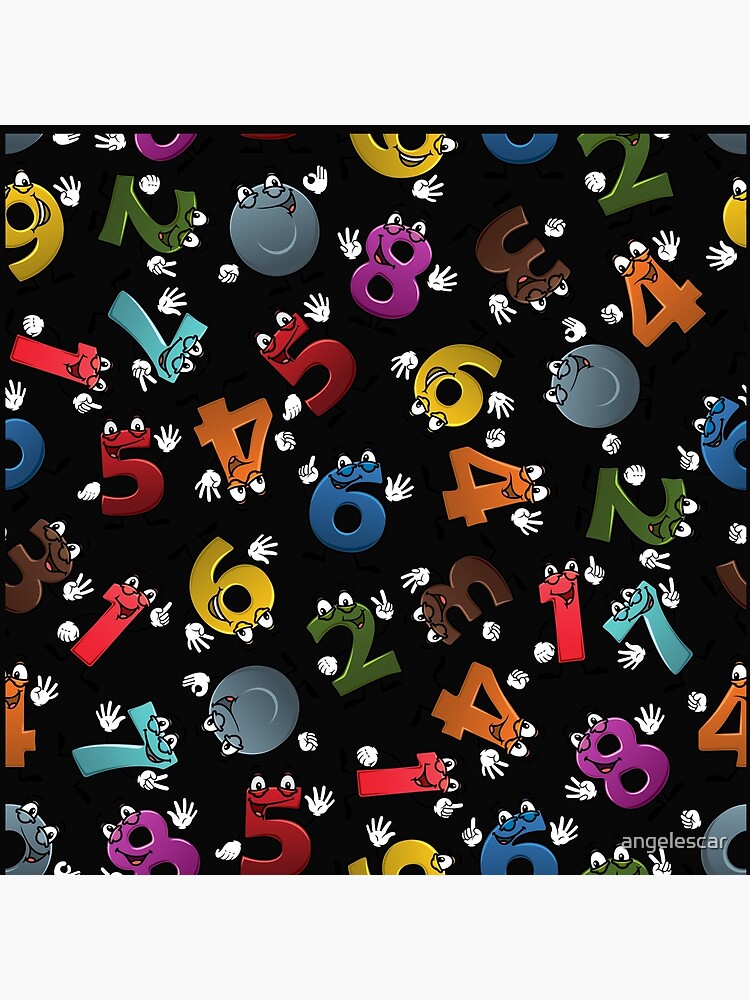 "numbers for kids, funny numbers, numbers" Poster for Sale by ...