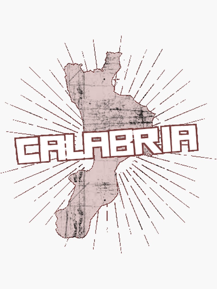 "Calabria" Sticker for Sale by CeladonRB | Redbubble