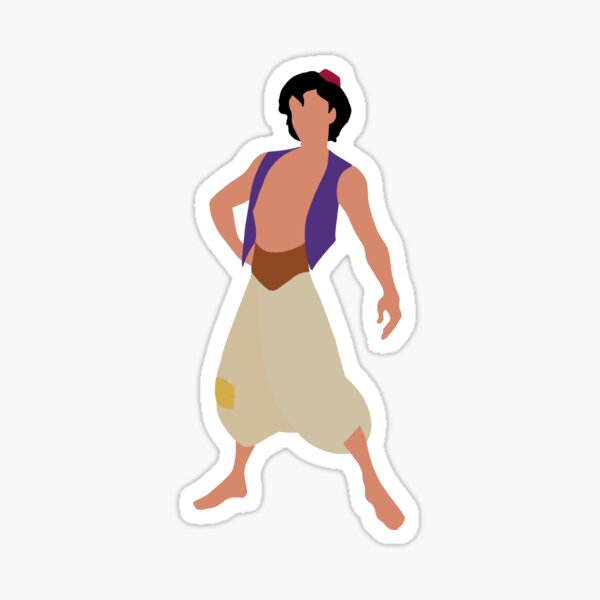 "aladdin" Sticker for Sale by printsbyh | Redbubble