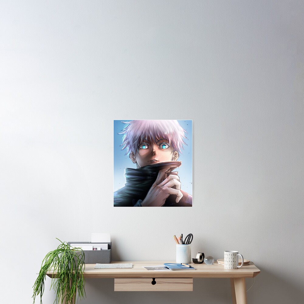 "gojo satoru jujutsu kaisen anime poster " Poster by abdenourgnx ...