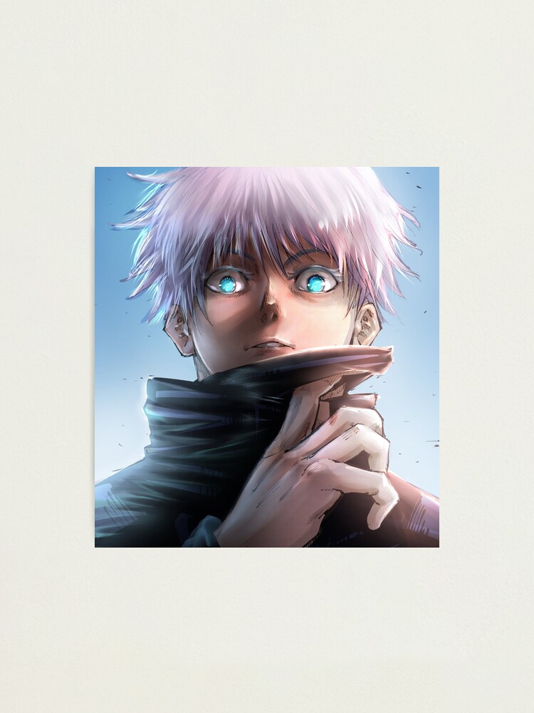 "gojo satoru jujutsu kaisen anime poster " Photographic Print for Sale ...