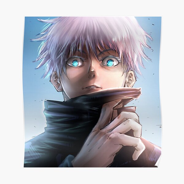 "gojo satoru jujutsu kaisen anime poster " Poster by abdenourgnx ...