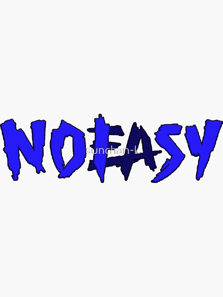 "STRAY KIDS NoEasy 2021 Comeback Logo Sticker KPOP Merch" Sticker for ...