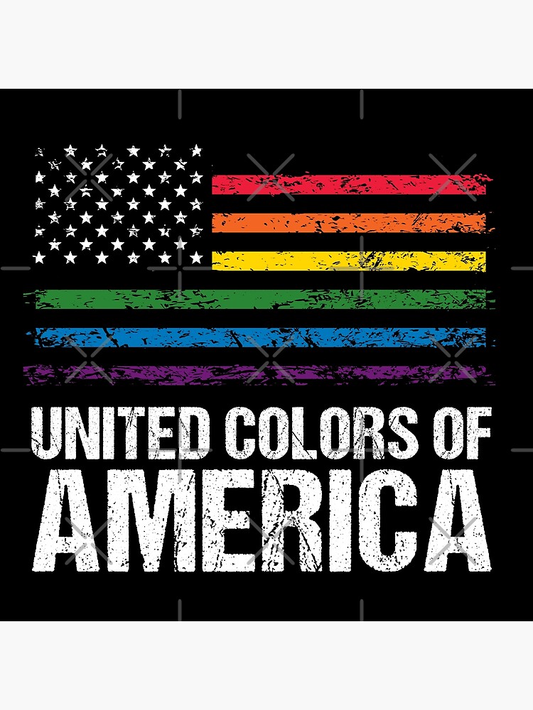 "LGBT American Flag Pride From USA" Poster by Urosek | Redbubble