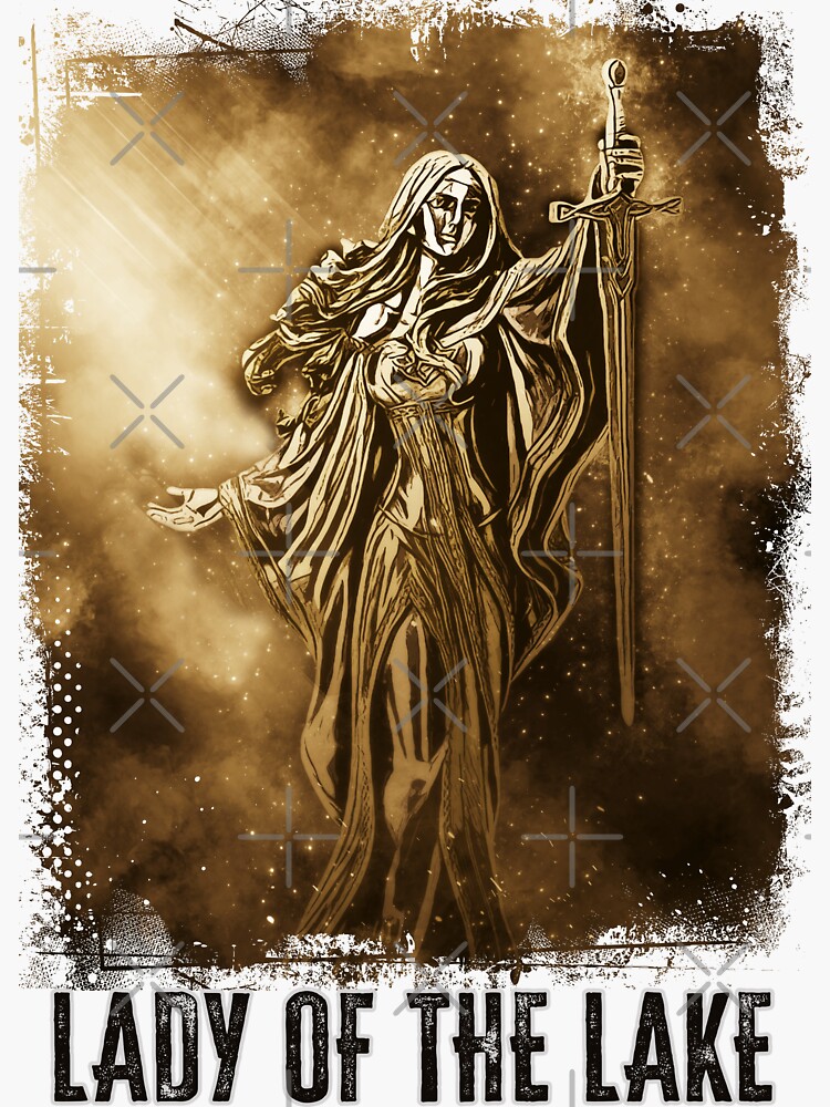 "Lady of the Lake King Arthur Legend" Sticker by Naumovski | Redbubble