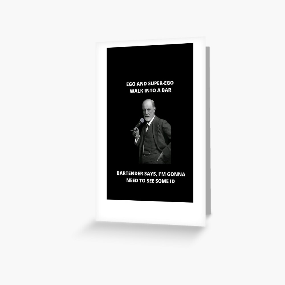 "sigmund freud meme" Greeting Card for Sale by stcrrynights | Redbubble