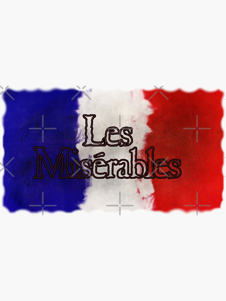 "Les miserables flag" Sticker for Sale by Leyzel | Redbubble