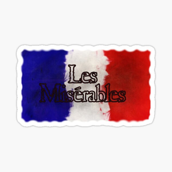 "Les miserables flag" Sticker by Leyzel | Redbubble