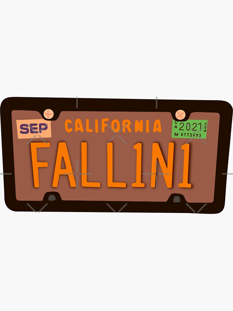 "Lucifer Fall1n1 Car Plate Season 6" Sticker for Sale by pandasdesigns ...