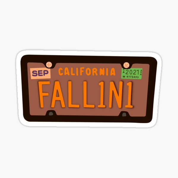 "Lucifer Fall1n1 Car Plate Season 6" Sticker for Sale by pandasdesigns ...