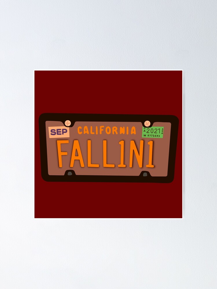 "Lucifer Fall1n1 Car Plate Season 6" Poster for Sale by pandasdesigns ...