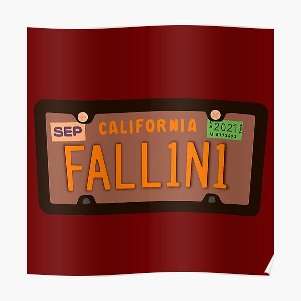 "Lucifer Fall1n1 Car Plate Season 6" Poster for Sale by pandasdesigns ...