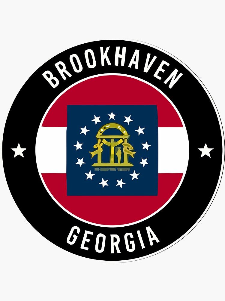 "brookhaven georgia premium 8" Sticker for Sale by zulfimario | Redbubble