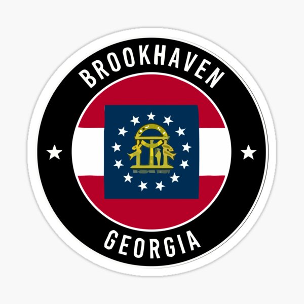 "brookhaven georgia premium 8" Sticker for Sale by zulfimario | Redbubble