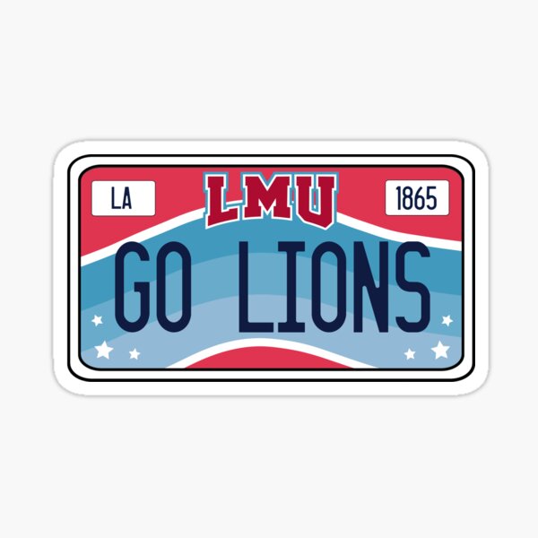 "lmu - loyola marymount license plate" Sticker for Sale by ...