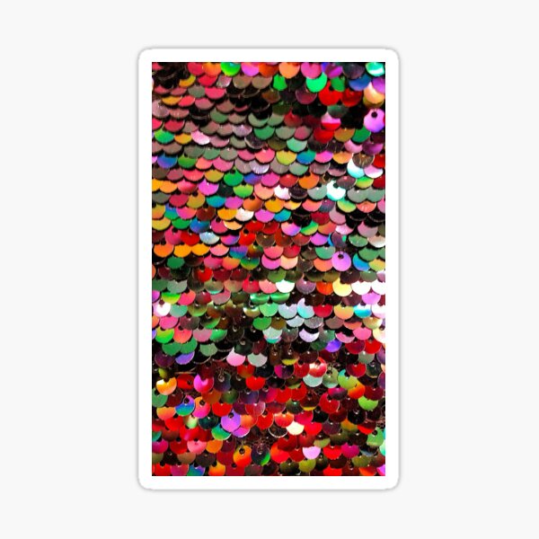 "Sequin, shimmer, shiny" Sticker for Sale by NatureStudio | Redbubble