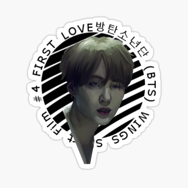 "Suga BTS wings " Sticker for Sale by AutumnLeafe | Redbubble