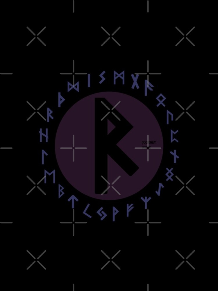 "Purple Raidho Elder Futhark | Viking Rune Symbol" iPhone Case for Sale ...