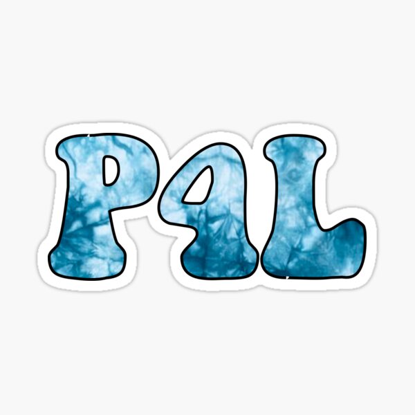"Tie Dye Blue Pogue 4 Life / P4L" Sticker for Sale by cartershart ...