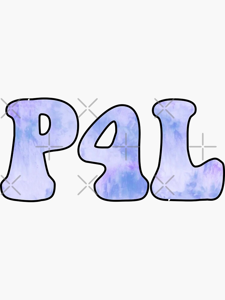 "Tie Dye Purple Pogue 4 Life / P4L" Sticker for Sale by cartershart ...