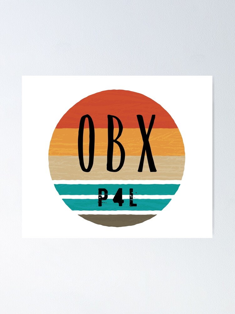 "OBX P4L Retro Vintage Sunset" Poster for Sale by gillys | Redbubble