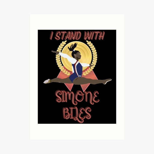 "I Stand With Simone Biles Mental Health Awareness Day USA Olympics ...