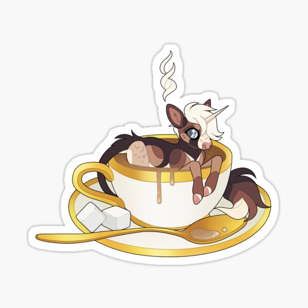 "coffee is magic" Sticker for Sale by sweatershibe | Redbubble