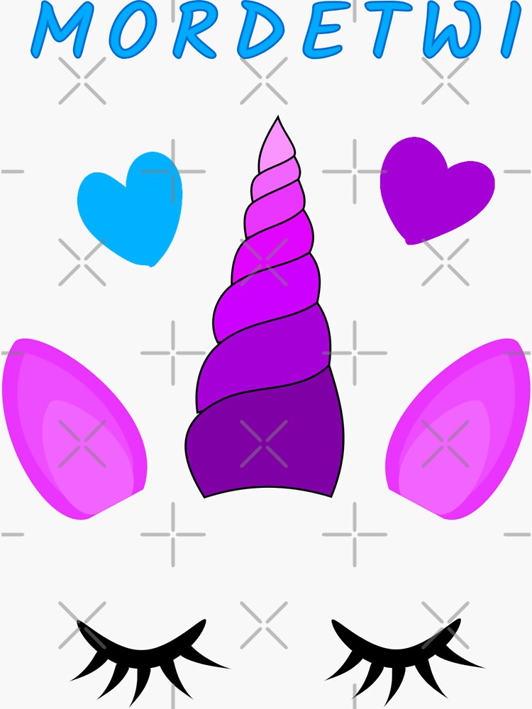 "Mordetwi Design" Sticker for Sale by PurButterFly | Redbubble