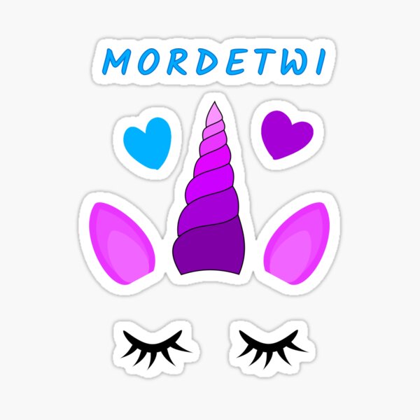 "Mordetwi Design" Sticker for Sale by PurButterFly | Redbubble