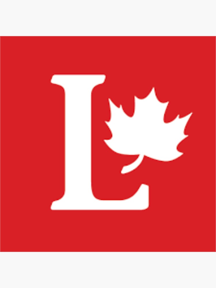 "Liberal Party of Canada!" Sticker for Sale by BluePencilArt | Redbubble