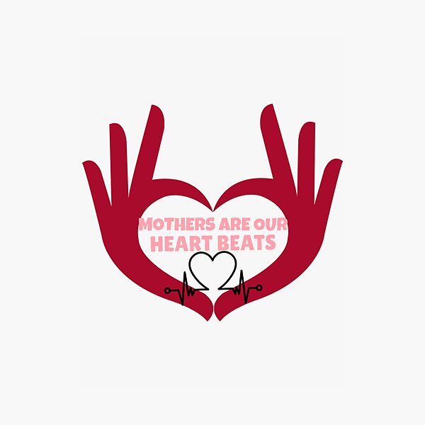 Lámina Fotográfica Las Madres Son Nuestros Latidos Del Corazón Son Nuestra Vida Regalo 