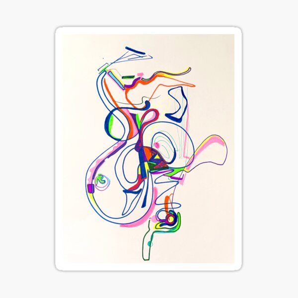 "Flow" Sticker for Sale by artbysea | Redbubble
